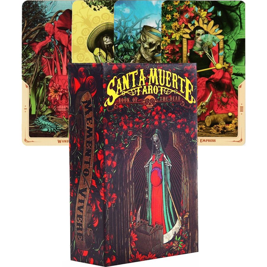 Santa Muerte Tarot Deck Book Of The Dead Brilho Da Lua