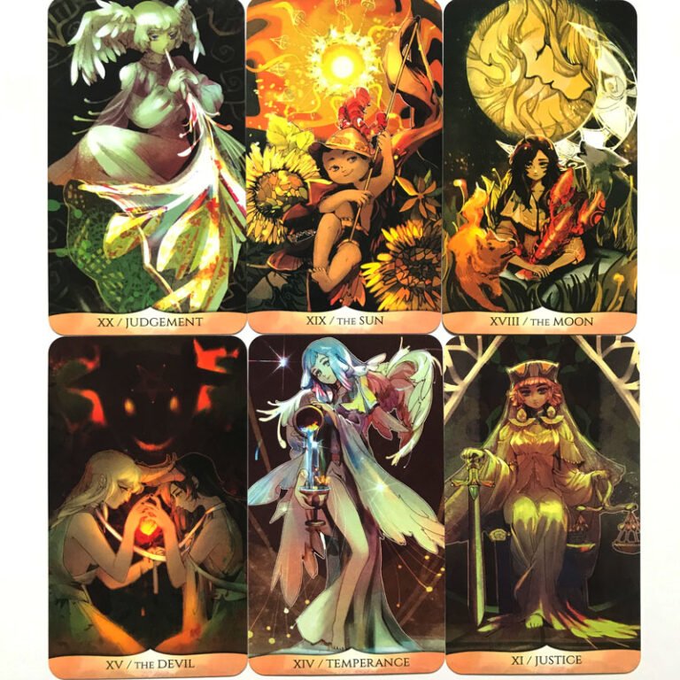 Traditional Manga Tarot – Brilho da Lua